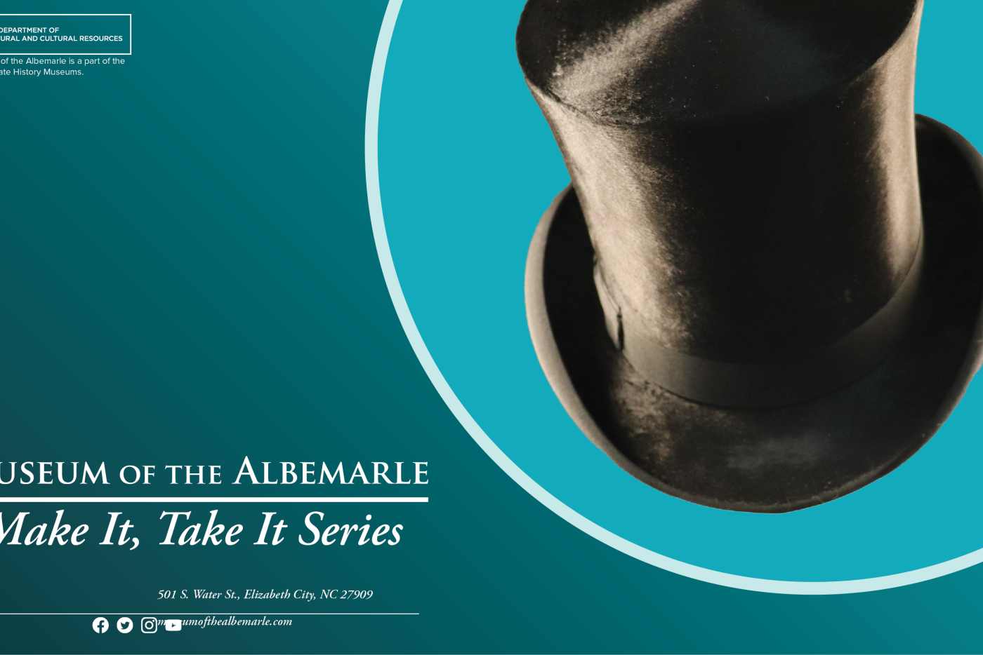 Make It, Take It: A Tip of the Cap to You | Museum of the Albemarle